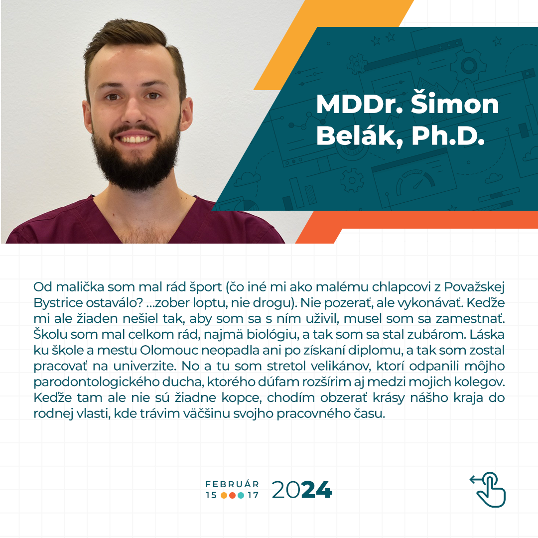 MDDr. Šimon Belák, Ph.D. - Slovenský spolok študentov zubného lekárstva
